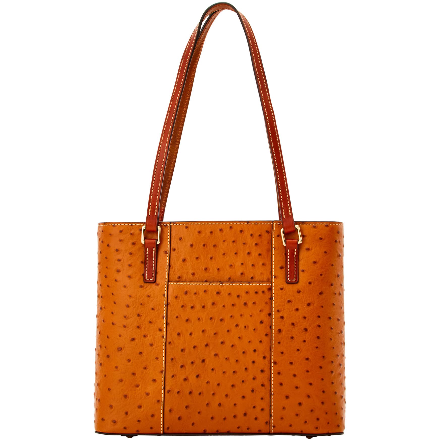Dooney & Bourke Handbag, Ostrich Small Lexington Tote - Tan