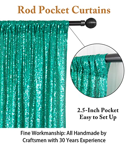Photobooth Background-4FTx7FT-Green-Sequin Backdrop Curtain, Sequin Fabric Backdrop, Wedding Backdrops, Glitter Backdrop, Sequin Curtains Photography Backdrop (Green)