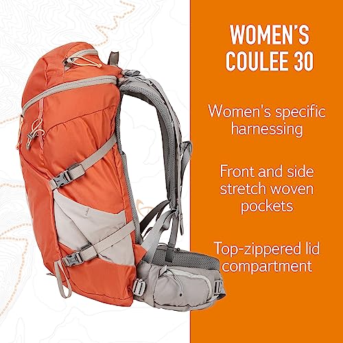 Mystery Ranch Women's Coulee 30 Backpack -Lightweight Hiking Daypack, 30L, M/L, Paprika