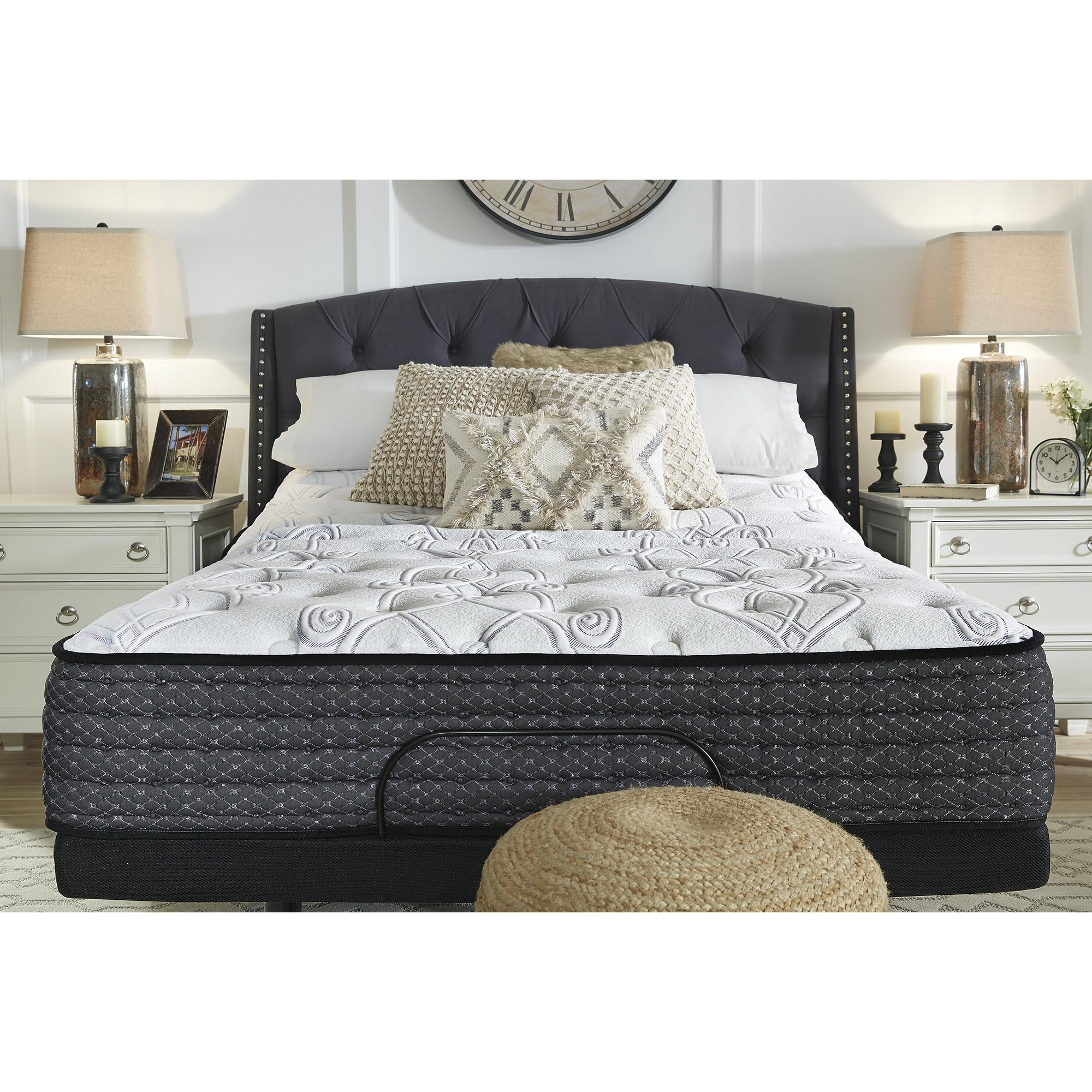 Signature Design by Ashley Twin Size Limited Edition 11 inch Plush Hybrid Mattress with Lumbar Support Gel Memory Foam