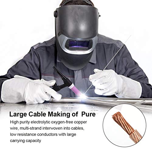 HZXVOGEN TIG Welding Torch WP17V 4M Welder Torch 140A 150-Amp Air Cooled SR-17V TIG Welder Gun with Europe Plug for Lift TIG Lift ARC