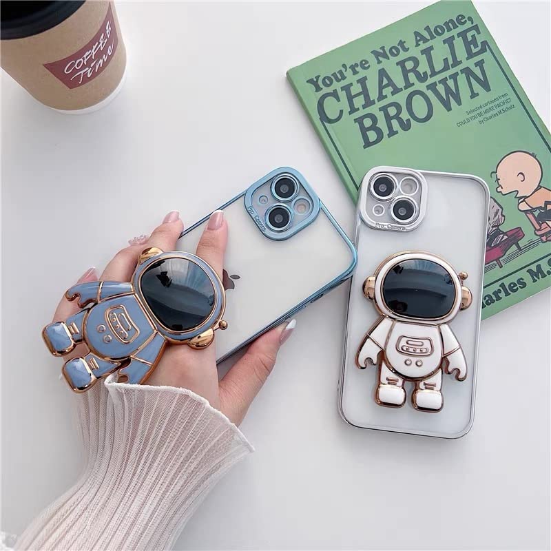 for AT&T Mastro 3 Case with Screen Protector+Cute Hidden Astronaut Phone Stand Holder
