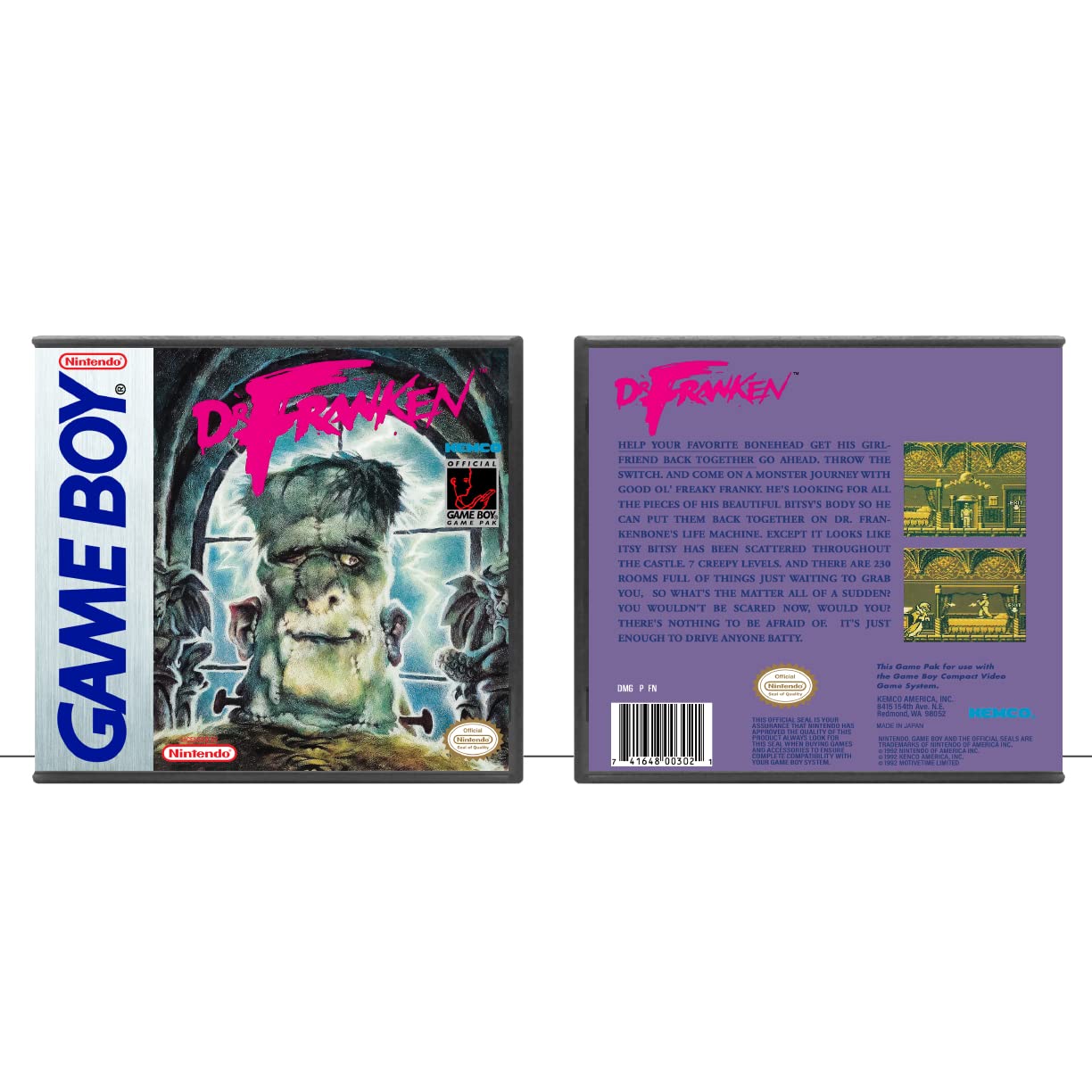 Dr. Franken | (GB) Game Boy - Game Case Only - No Game