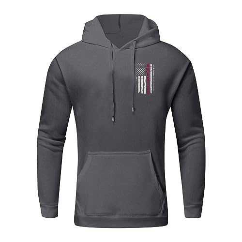 DuDubaby Graphic Hoodies Men Long Sleeve Letter Print Fleece Mens Hoodies Pullover Funny Novelty Basic Light Weight Gradient Tie Dye Hooded Sweatshirt Men Cool Thick Hooded 01 Dark Gray Xl