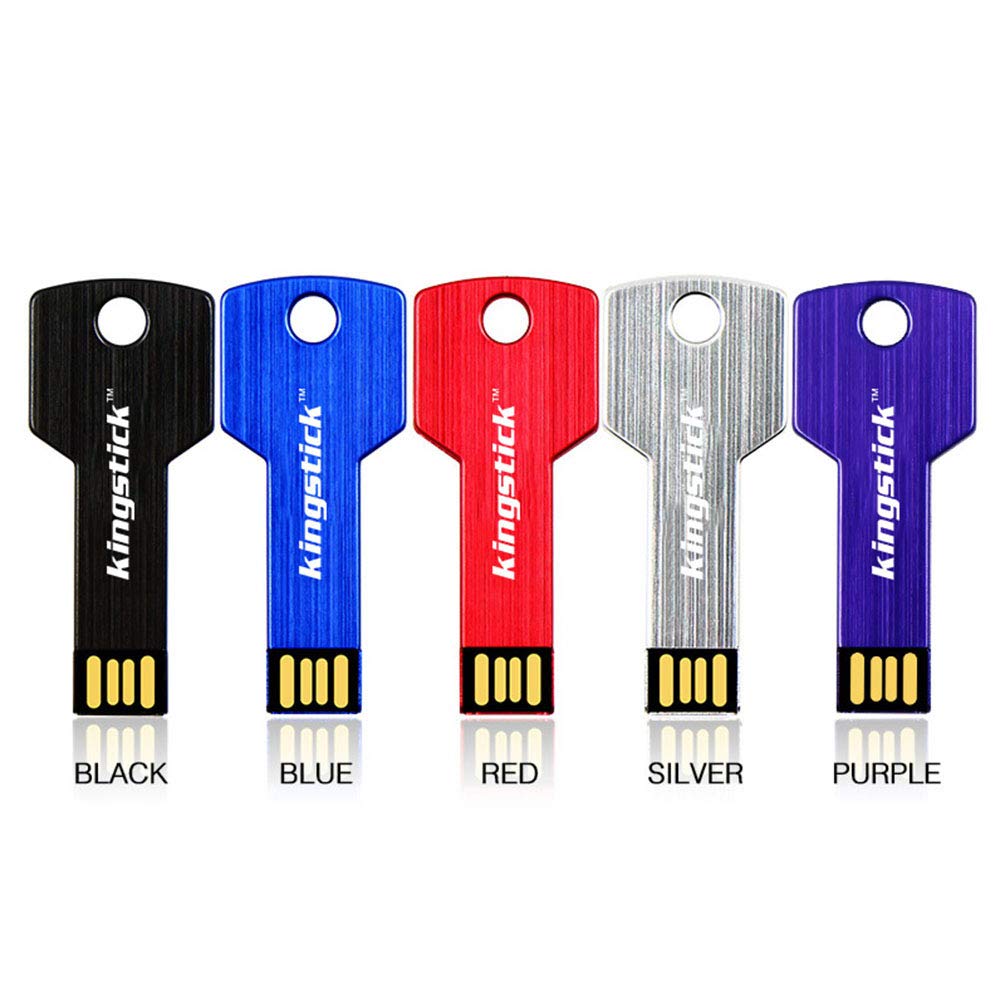 FAgdsyigao USB Flash Drive,4/8/16/32/64GB Ultra-Thin Key Shaped USB 3.0 Flash Drive Memory Stick U Disk - Black 64GB