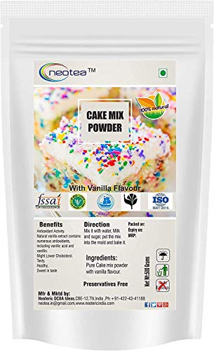 Neotea Cake Mix Powder with Vanilla Flavor, 500g