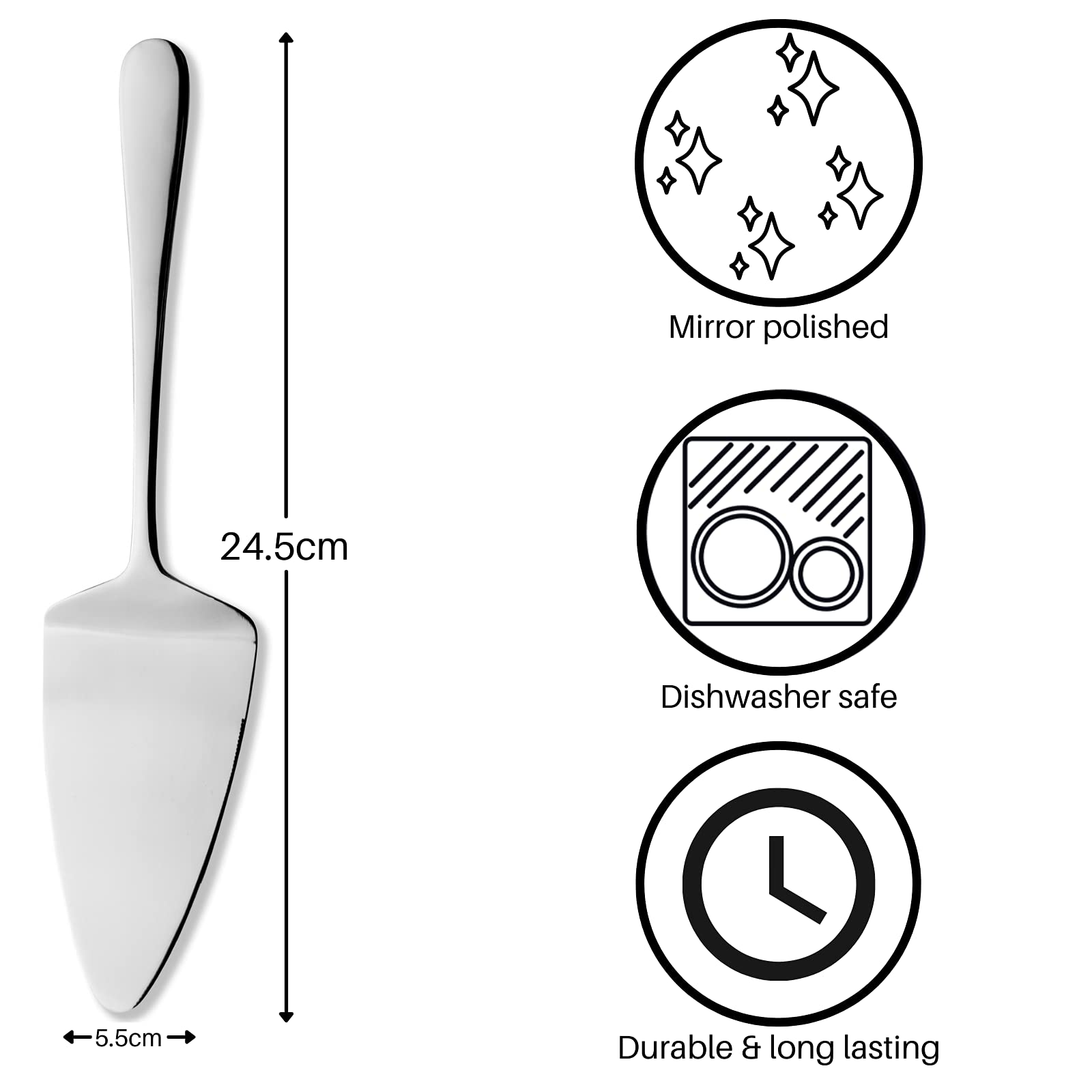 Grunwerg PSVWDR/C Pie/Cake Server, Stainless Steel