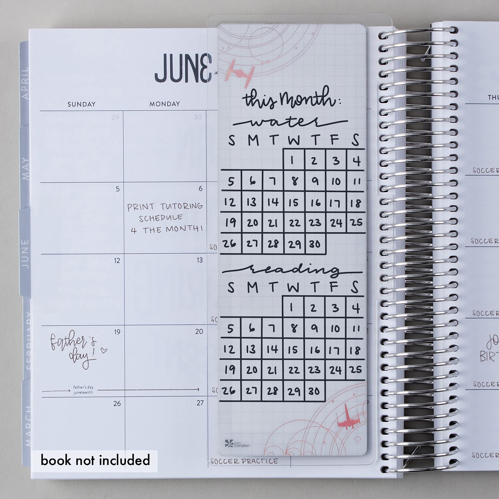 Erin Condren A5 Half Snap-in Dashboard To-Do List - Star Wars. Wet Erase Double-Sided Surface. Lined and Graph Layouts. Platinum Foil Accents. Fits all A5 Products and Coiled Notebooks