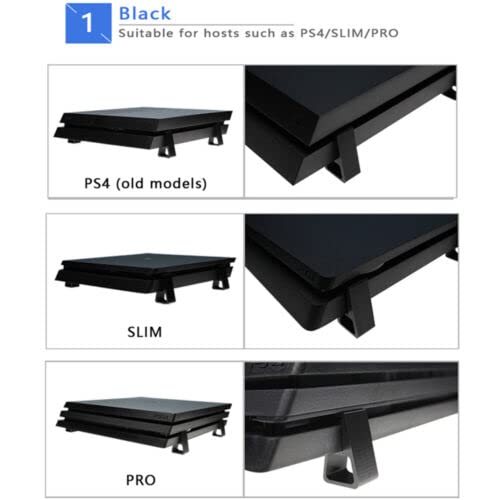 for PS4 Bracket Accessories Stand For Playstation 4 For PS4 For Slim Pro Feet Stand Console Horizontal Holder Game Machine Cooling Legs (for PS4 PRO)