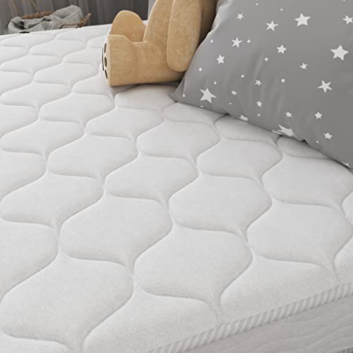 NapQueen 6 Inch Innerspring Full Size Medium Firm Support Relief Mattress, Bed in a Box