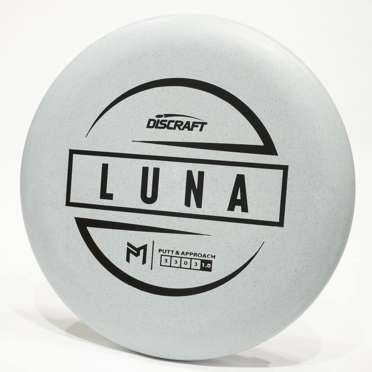 Discraft Luna (Jawbreaker Rubber Blend) Paul McBeth Signature Putter & Approach Golf Disc, Pick Weight/Color [Stamp & Exact Color May Vary] Gray 173-174 Grams