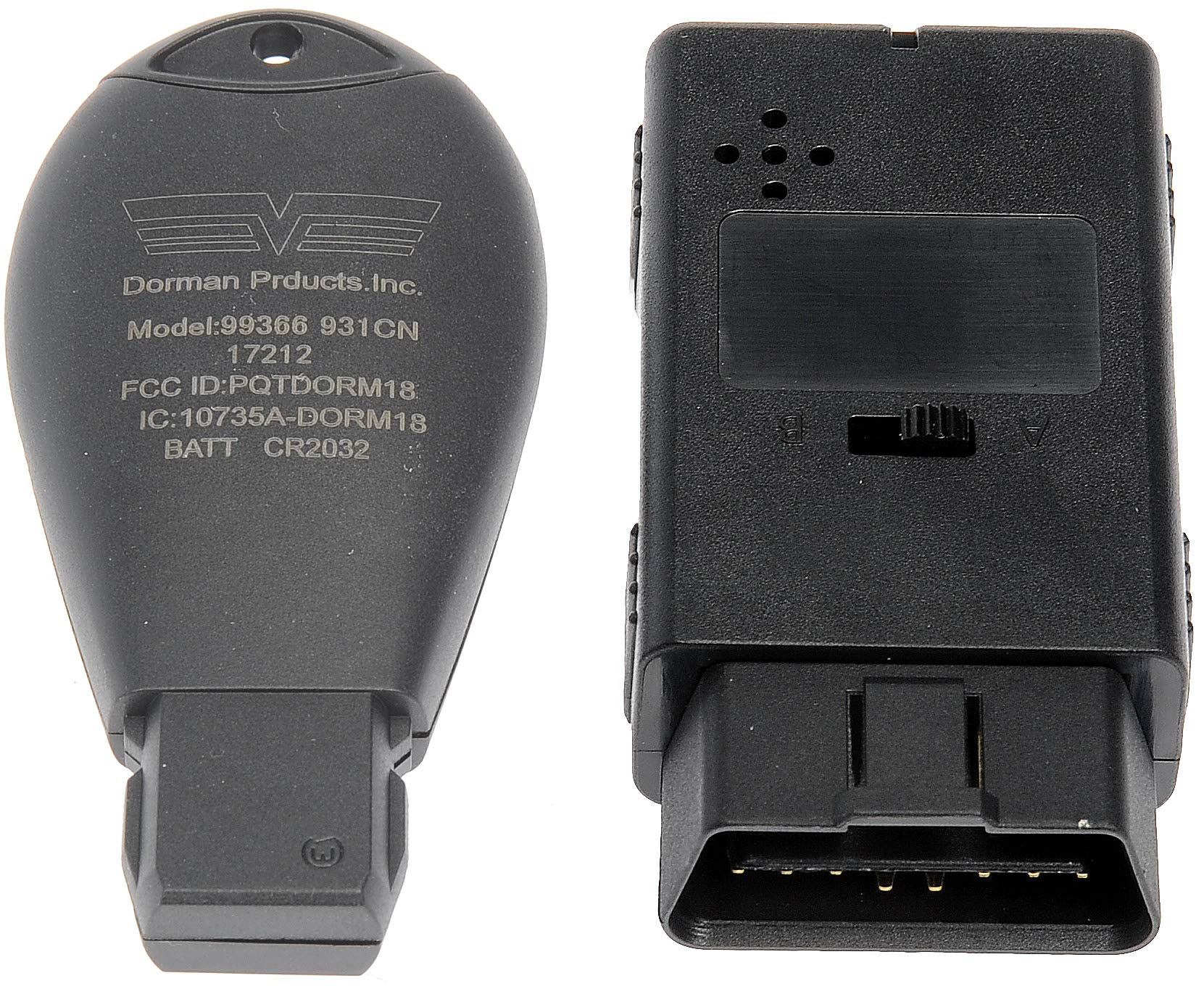 Dorman 99366 Keyless Entry Remote 7 Button Compatible with Select Chrysler/Dodge Models (OE FIX)