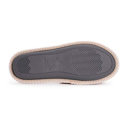 MUK LUKS womens Women's Cathy Micro Chenille Closed Toe Slipper, Honey Wheat, Medium US