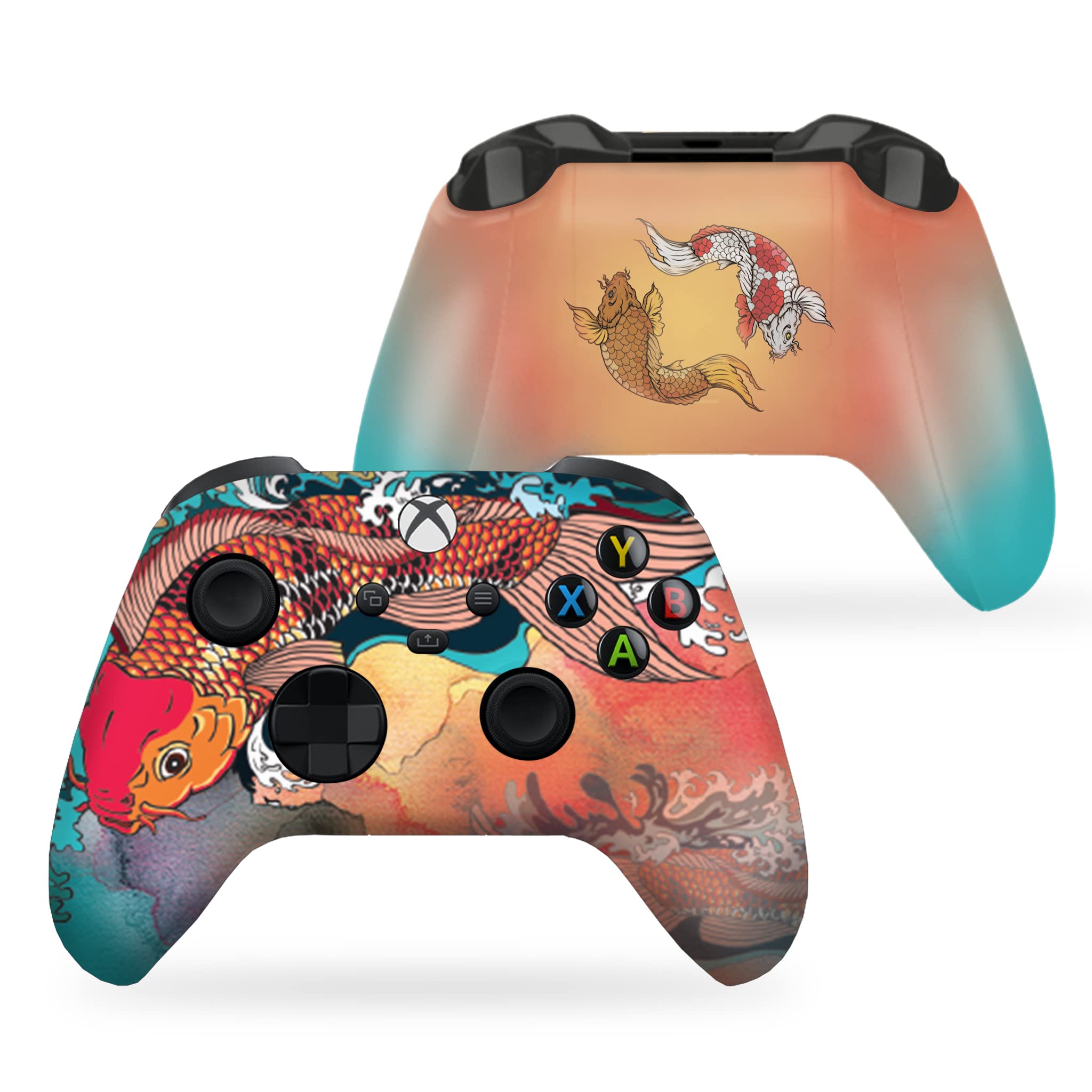 DreamController M Illustrations Custom X-box Controller Wireless compatible with X-box One/X-box Series X/S Proudly Customized in USA with Permanent HYDRO-DIP Printing(NOT JUST A SKIN) (MODDED)