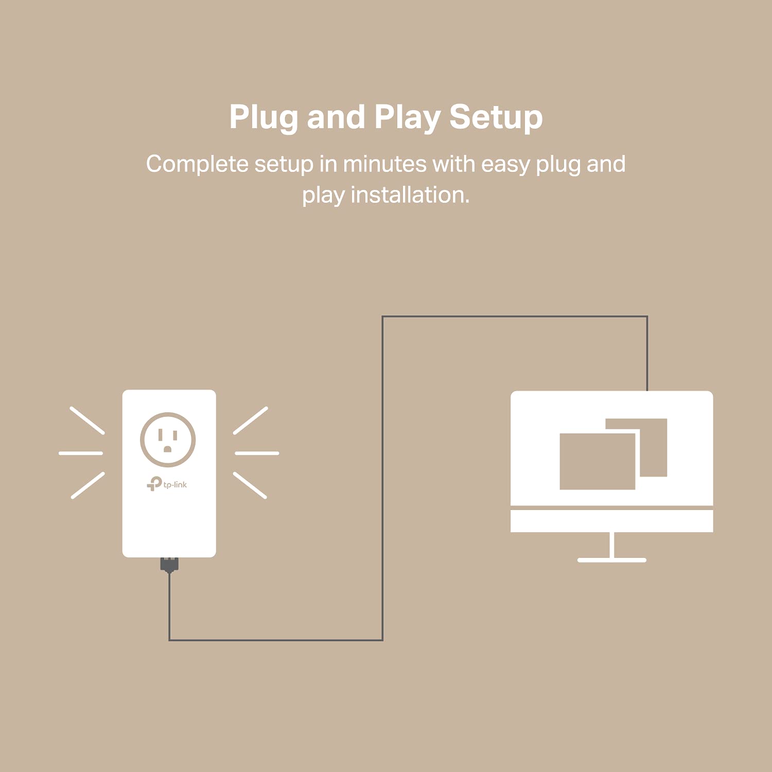 TP-Link AV1000 Powerline Ethernet Adapter(TL-PA7017P KIT)- Gigabit Port, Plug and Play, Extra Power Socket for Additional Devices, Ideal for Smart TV (Renewed)