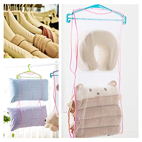 Pillow Drying Net Creative Hanging Drying Rack Multifunction Drying Mesh Bag for Plush Toy and Pillow