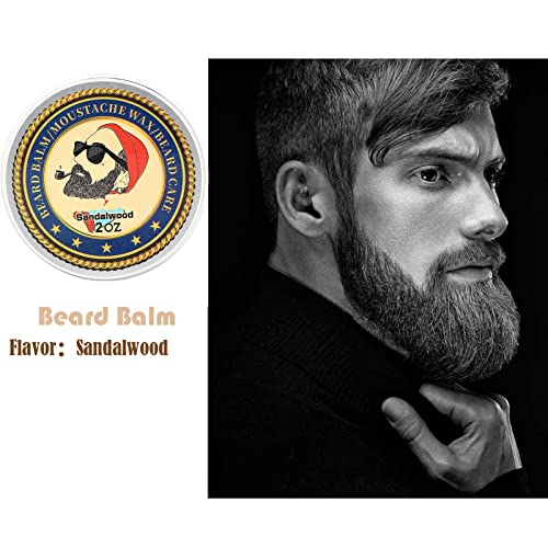 Face Cleansing Wipes Men Beard Balm Leave Moisturizing Care Creams Beard Care Lubricating Creams 60g Moisturizing