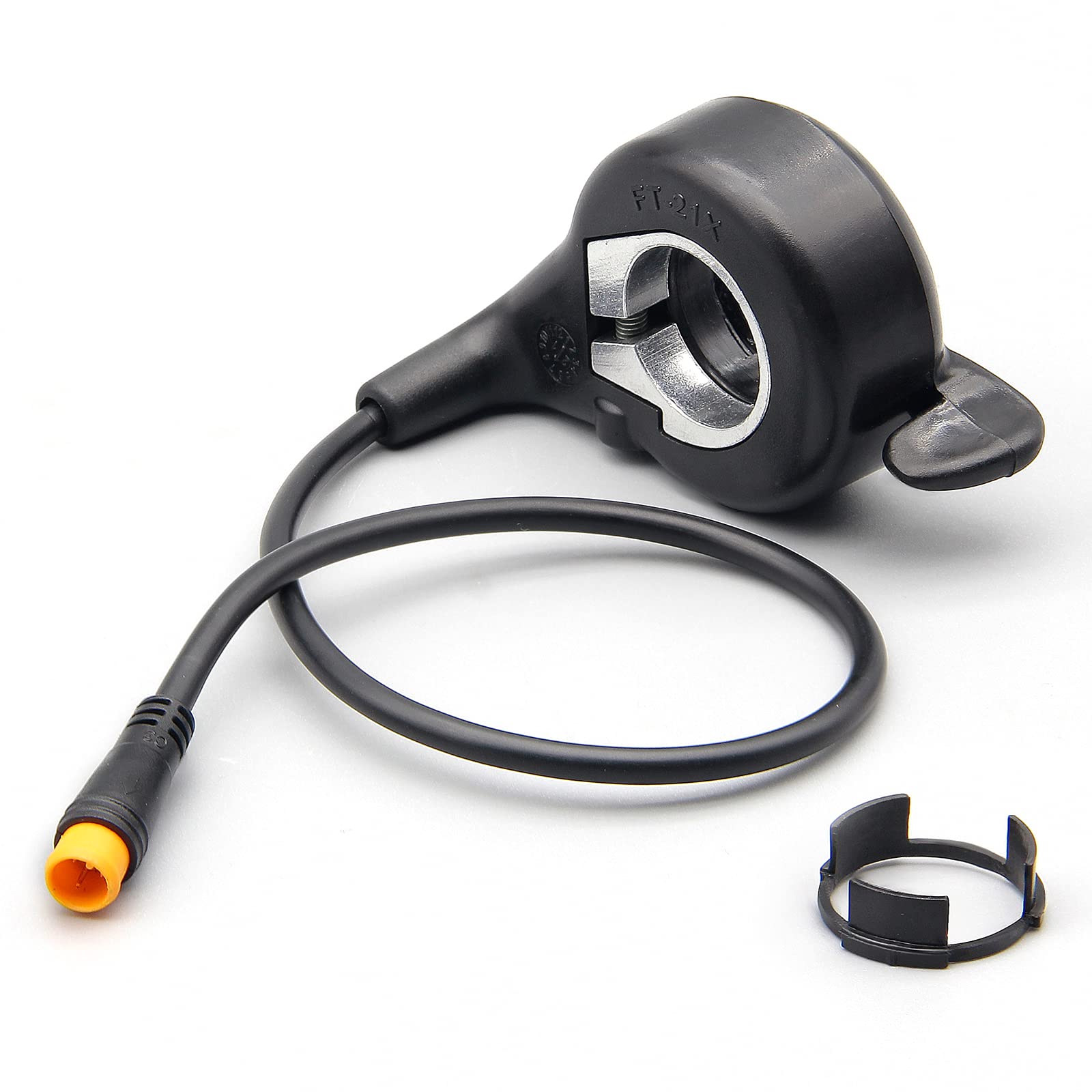 Electric Bicycle Thumb Throttle WUXING, FT-21X Finger Throttle, 12-72V Universal,Speed Control for Ebike Pocket Razor Scooter Accessories Part, (Waterproof Plug(WP-3Pin))