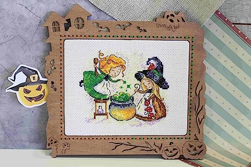 MP Studia Cross Stitch Embroidery Kits for Adults and Beginners Autumn - According to an Old Recipe 11x13cm/4.33x5.12 14ct.