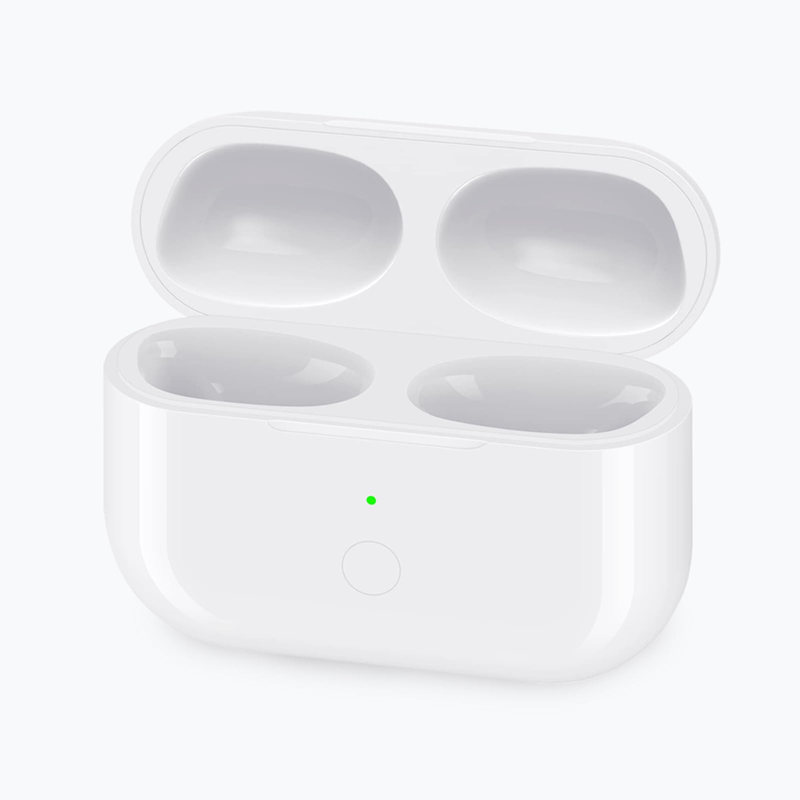 Compatible with for Wireless AirPod Pro Charging Case Replacement, Compatible with for AirPod Pro Charger Case with Bluetooth Pairing Sync Button(Earbuds Not Included) for airpod pro 1/2