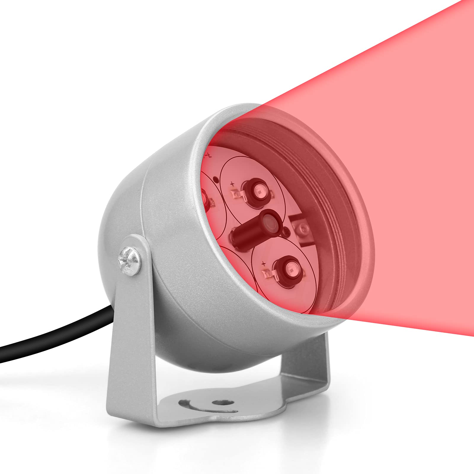 Esimen Upgraded Ir Illuminator Light for Quest 2/Quest, Light Spread LED Infrared Light for Quest 2, Game Lights Improve Clarity, Sensitive Tracking, No-Light Disturbance (Silver)