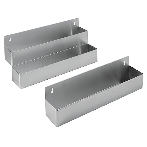 HUBERT Speed Rail Stainless Steel Single Bar - 22"L x 4 1/10"W x 9"H