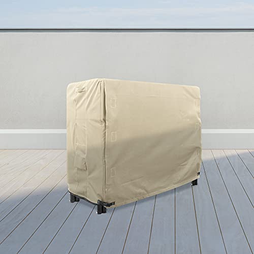 KHOMO GEAR - Heavy Duty Log Rack Cover - 4 Feet - Sahara Series - Beige
