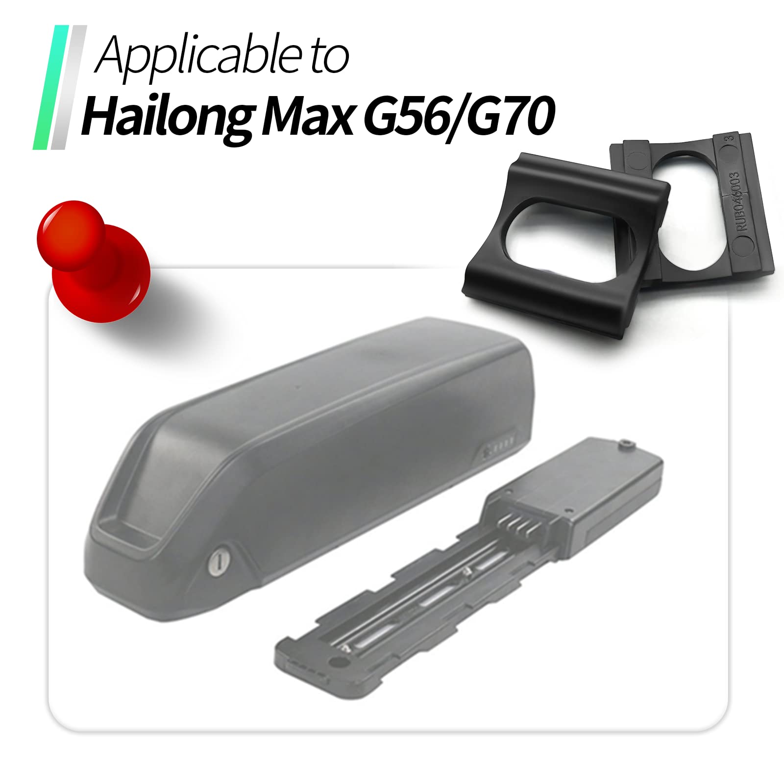 Electric Bike Battery Spacer for Medium Motor Drive Electric Bicycle Accessories