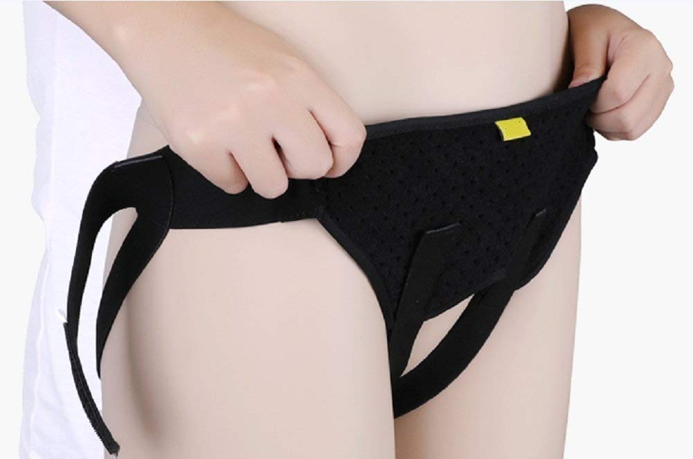 Double Inguinal Truss Belt for Surgery Injury Recovery Pelvis Stabiliser Hernia Support Belt for Reducible Inguinal Ruptures (Size : X-Large)