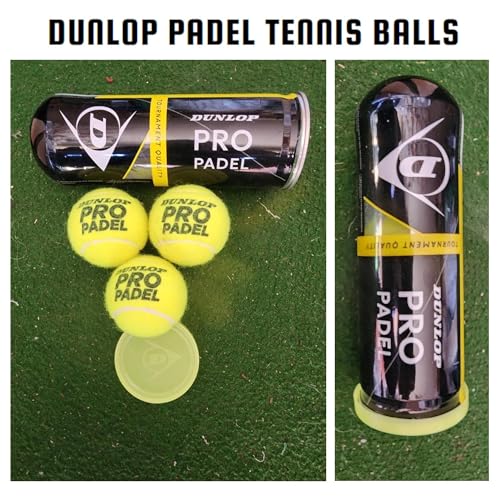 Dunlop Sports Dunlop Pro Padel, 3-ball can, Yellow