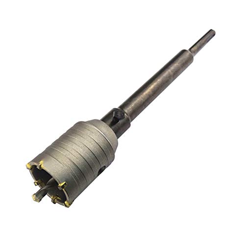 Hanperal 50mm SDS Plus Shank Hole Saw Cutter, Wall Hole Saw Drill Bit for Brick Concrete Cement Stone