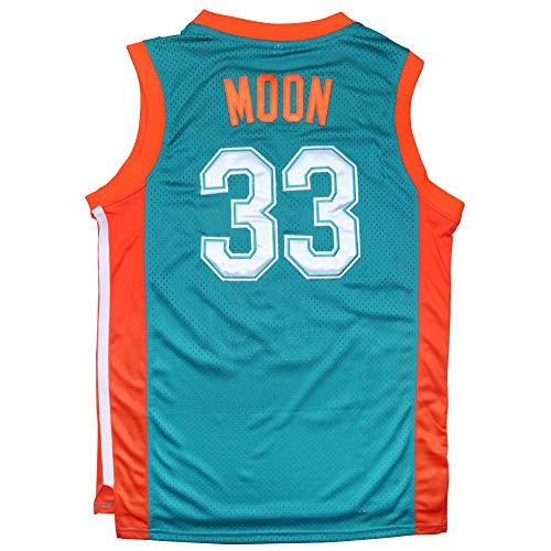 Yeee JPEglN Moon 33 Flint Tropics Basketball Men Jersey S-XXXL Green (Green, S)