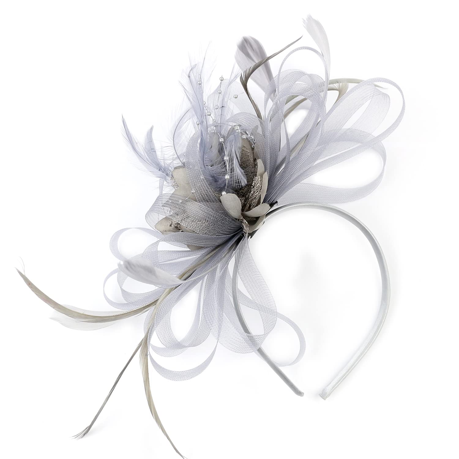 FAIRY COUPLE Women's Fascinators Hat Derby Style Bridal Shower Tea Party Headwear Green