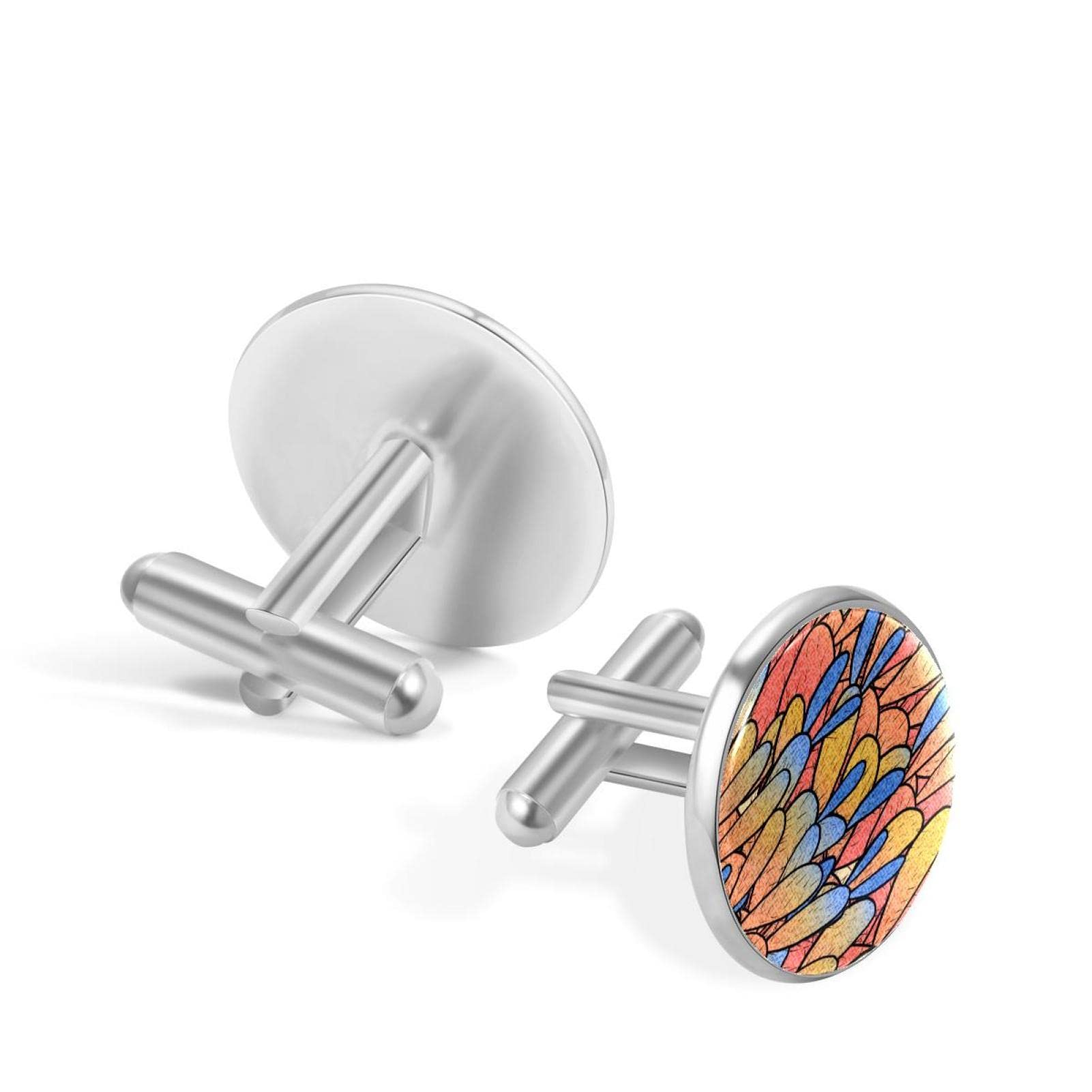 Fairy, Cufflinks and Studs Set for Tuxedo Shirts Business Wedding (Multiple Colors4)