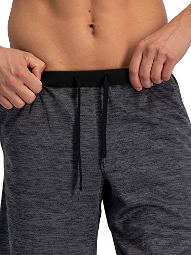 Dry FIT Gym Shorts for Men - Mens Workout Running Shorts - Moisture Wicking with Pockets and Side Hem