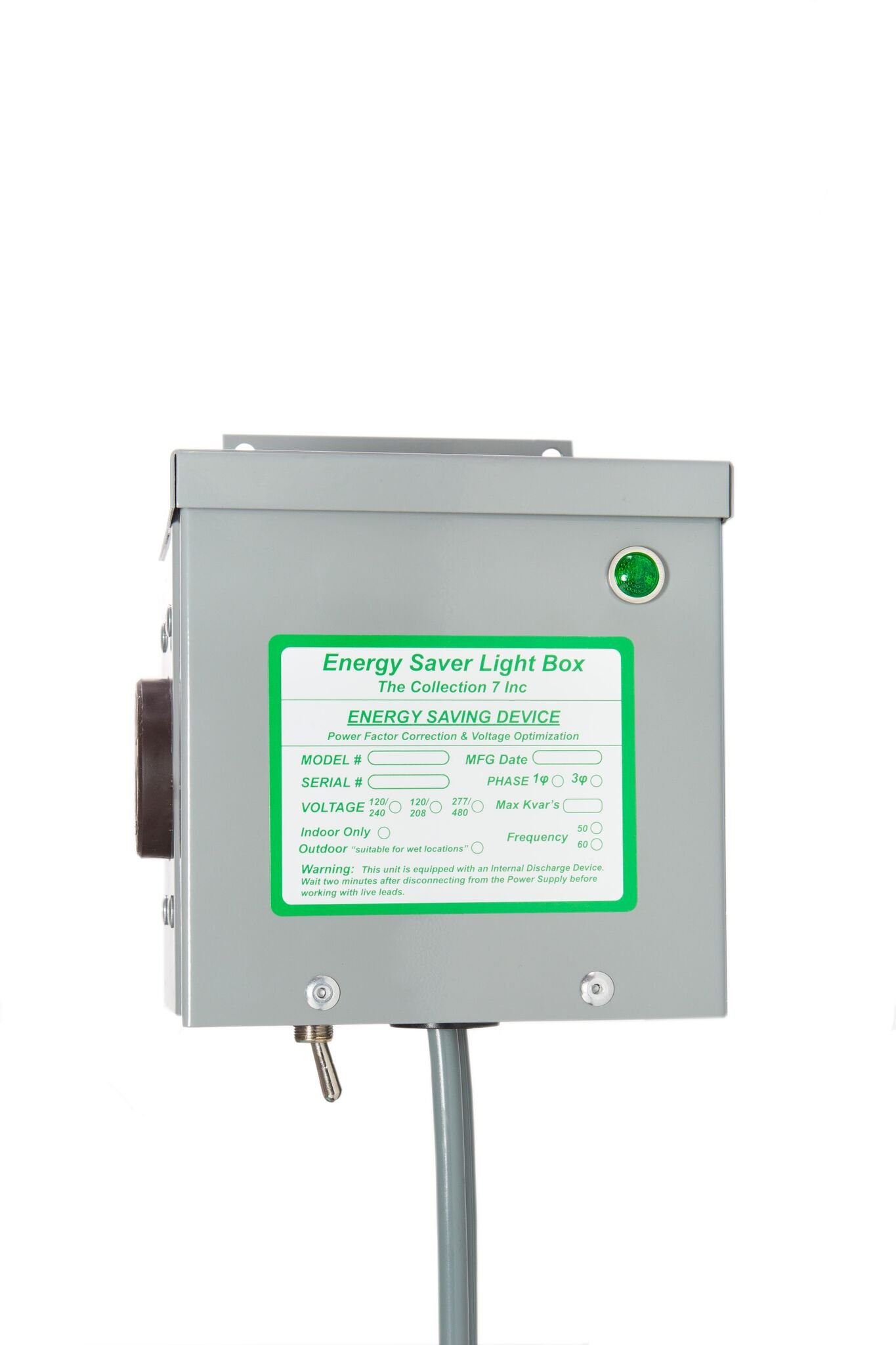 Home Mobile Surge Protector Residential Dryer Unit 3 Prong 1050 AMP Energy Saver Box KVAR