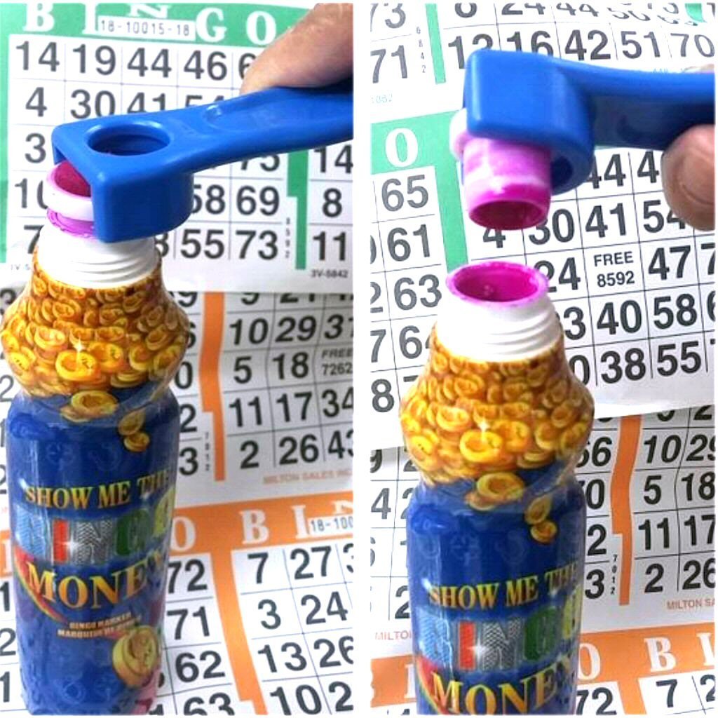 Tapp Collections Bingo Dauber Plain Tips 20-pk and EZ Lift Dauber Tip Removal Tool - Purple