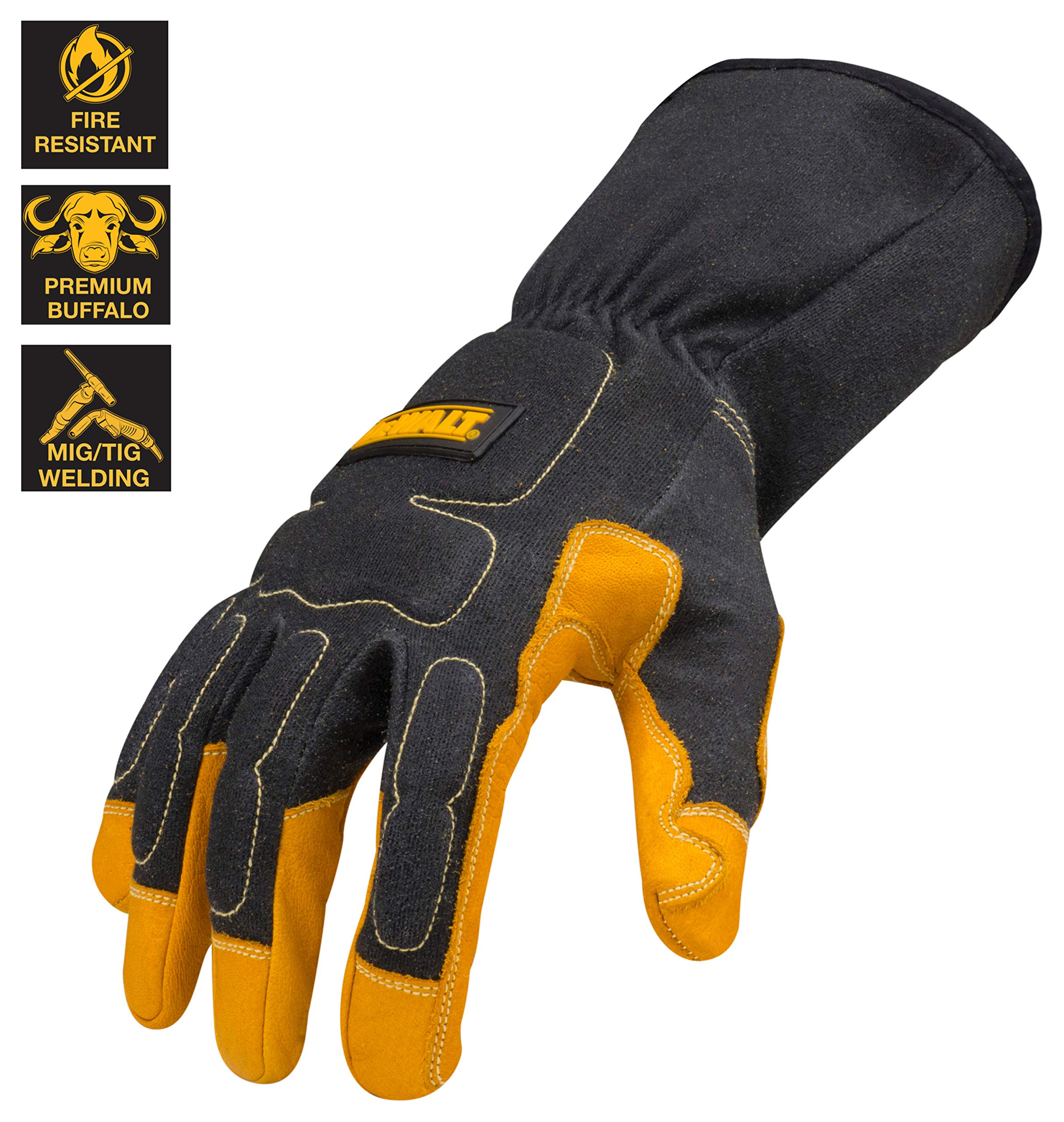 DEWALT Premium MIG/TIG Welding Gloves, Gauntlet-Style Cuff, X-Large