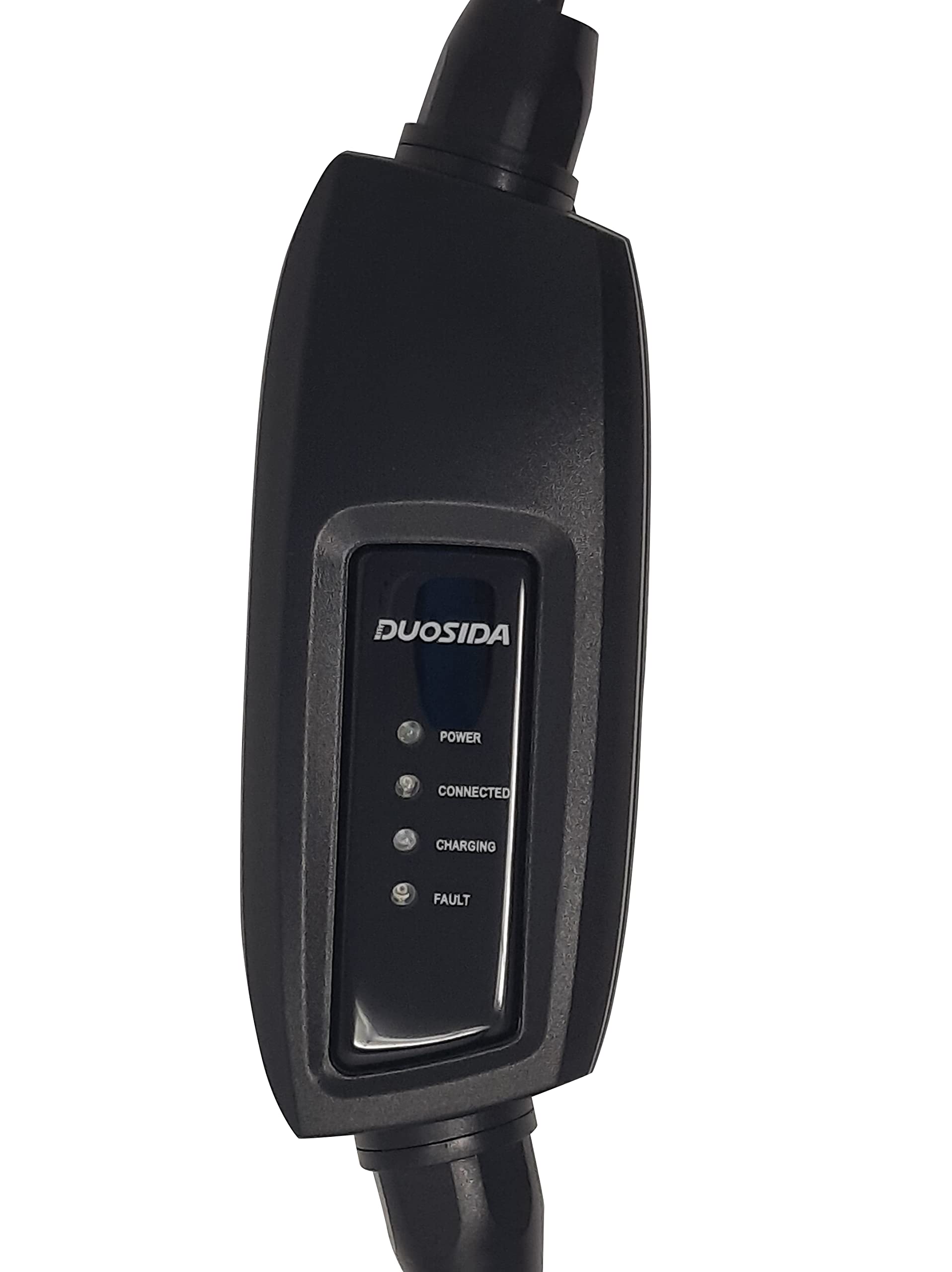 Duosida Level 1+2 EV Charger(120-240V,16A,25ft) Portable EVSE Home Electric Vehicle Charging Station Universal