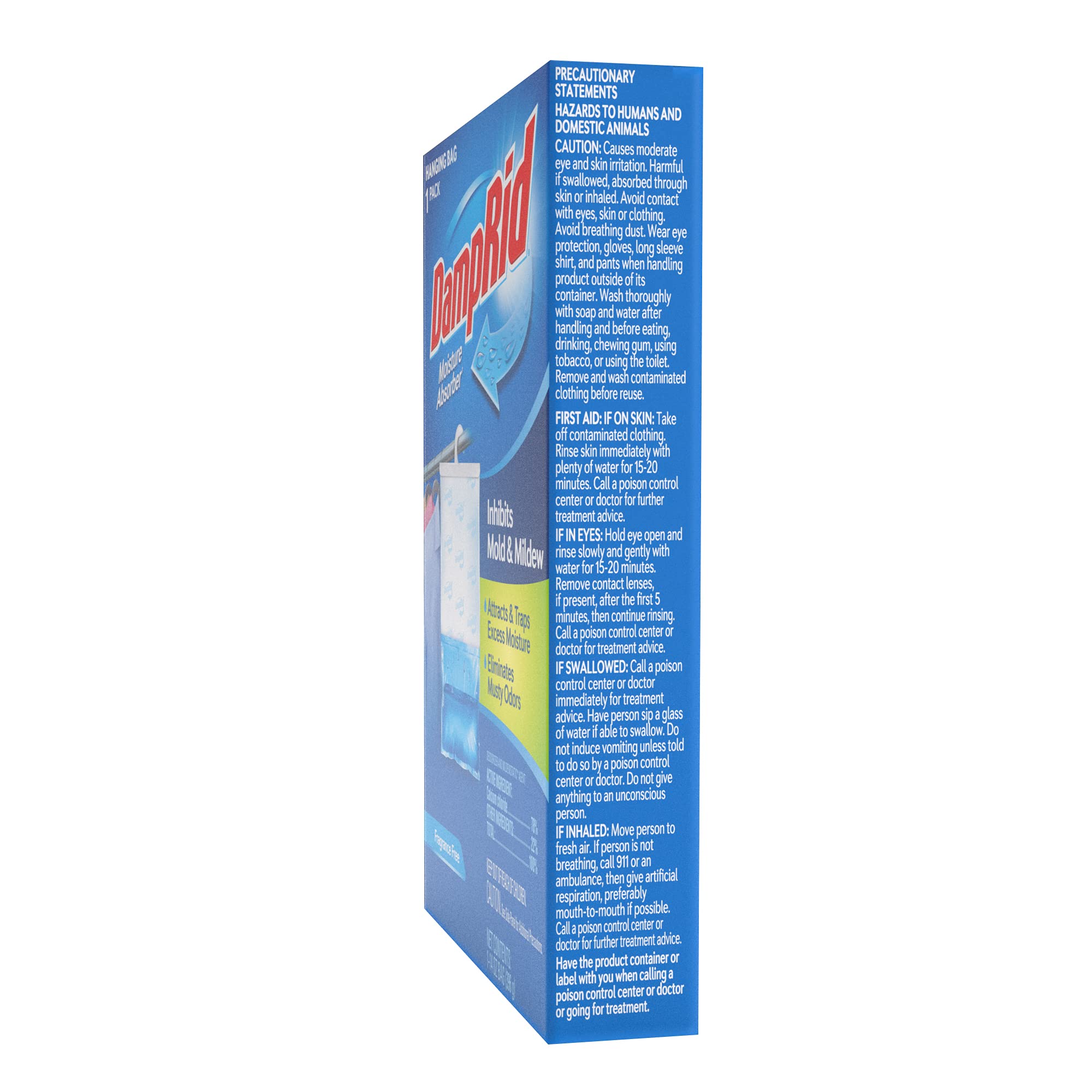 DampRid Fragance Free Hanging Moisture Absorber, 14 ounce (Pack of 6)