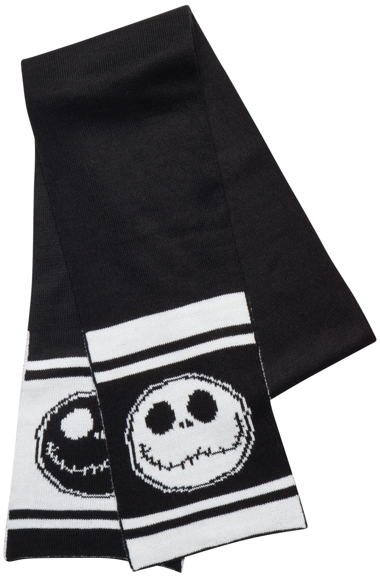 Disney Boys' Nightmare Before Christmas Winter Hat Set - 3 Piece Jack Skellington Beanie, Gloves, and Scarf Set, Size Age 4-7, Nightmare Before Christmas Hat Glove Scarf Set