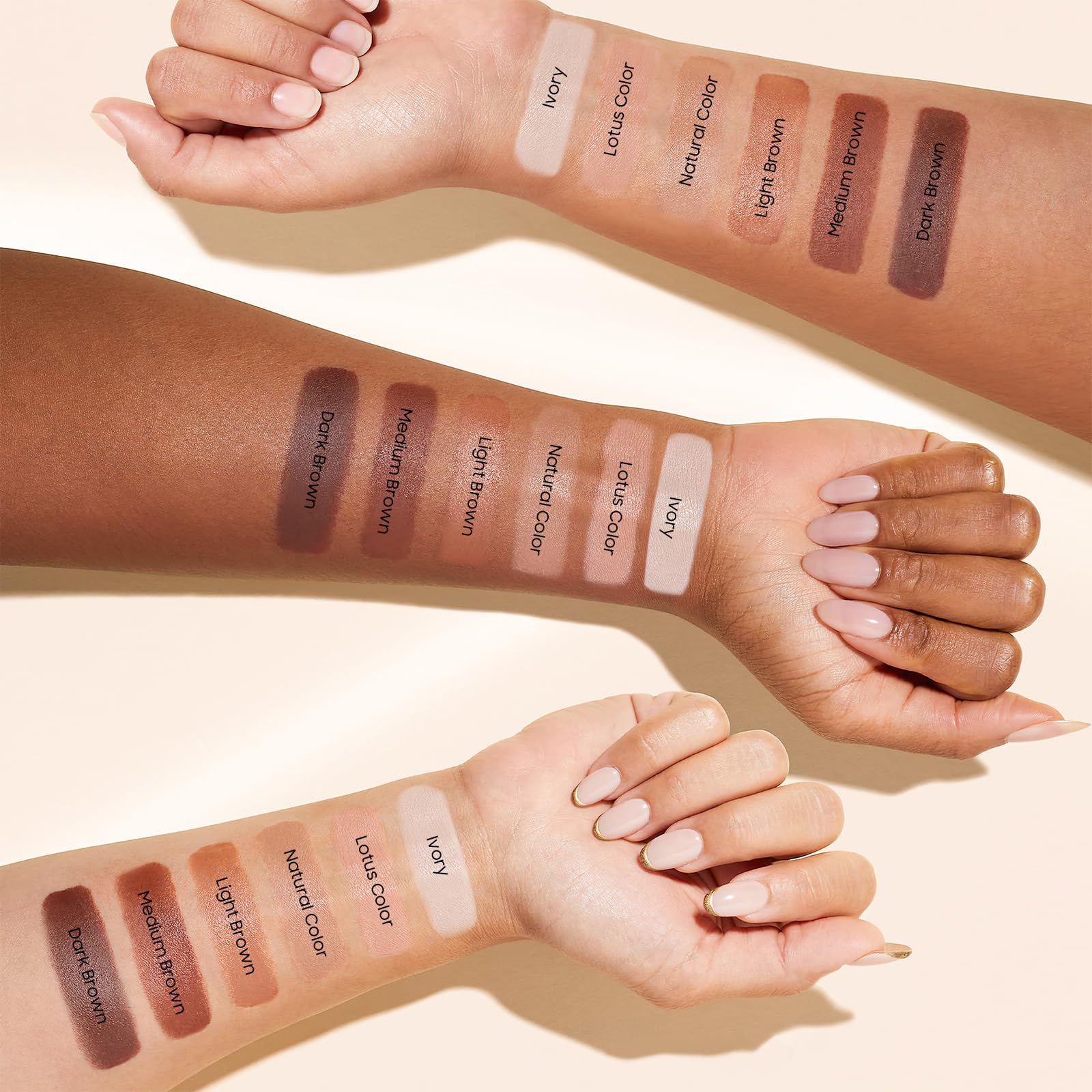 Double-End Contour Stick Highlighter Stick - Waterproof Concealer & Bronzer Contouring Stick, Face Makeup Brightens & Shades Pencil for Face Body, Long-Lasting Smooth Professional Cream Stick Set (01#Ivory+Dark Brown)