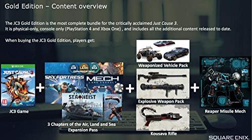 Third Party - Just Cause 3 - édition gold Occasion [ PS4 ] - 5021290078161