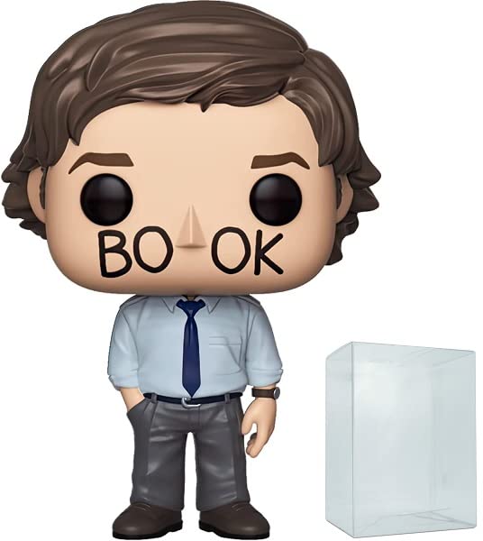 Funko Pop TV: The Office - Jim Halpert Chase (Bundled with Eco Tek Case Protector)