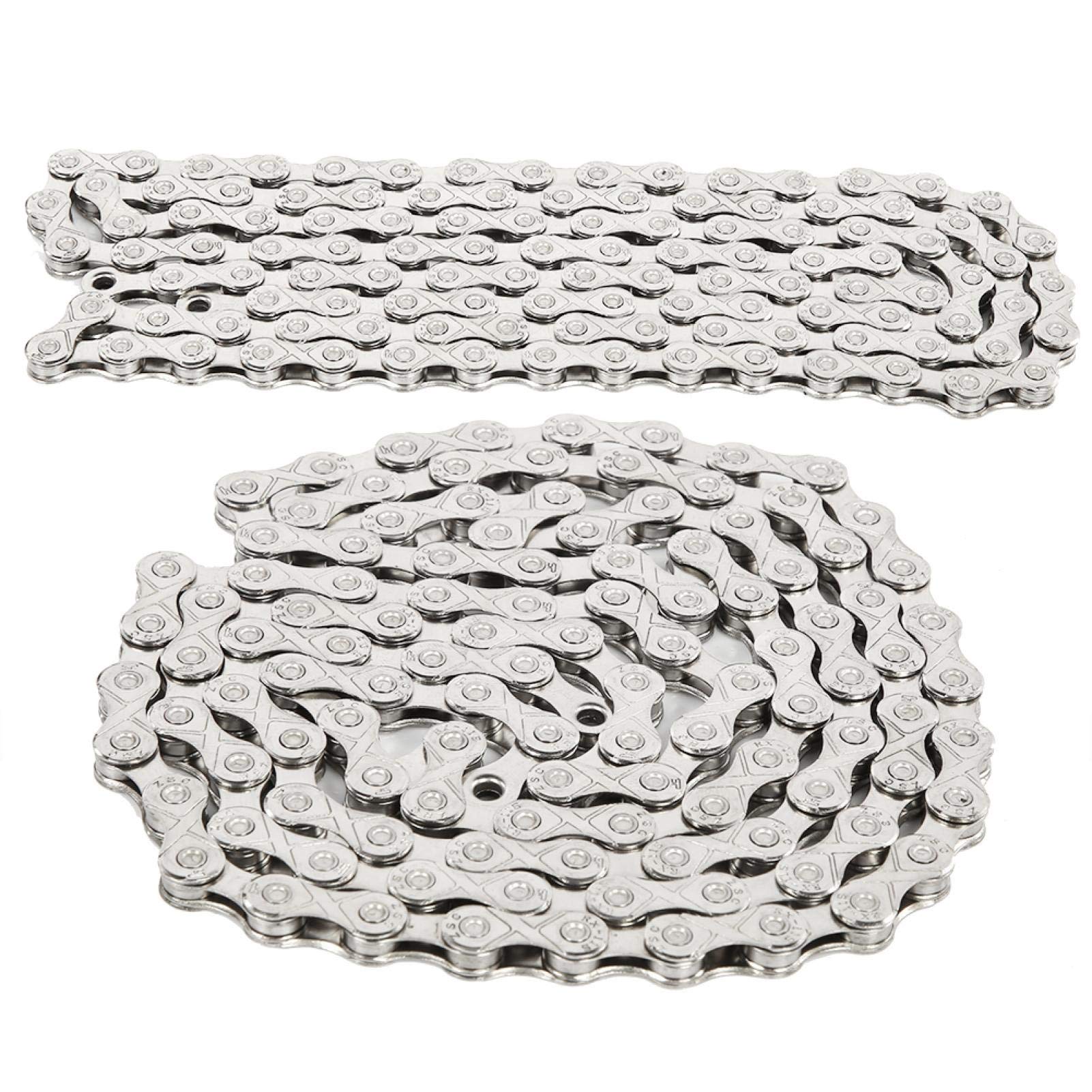 Deror Bike Chain Bicycle Chain Mountain Bike Variable Speed Electroplating Chain Bicycle Cycling Accessory(11 Speed)