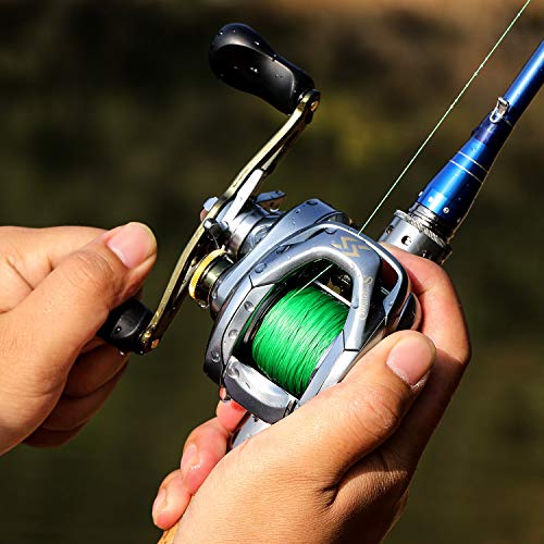 Sougayilang Baitcasting Reel, 17.64 LB Drag Powerful Baitcasters,11+1 Shielded Stainless-Steel Ball Bearings Baitcast Fishing Reels