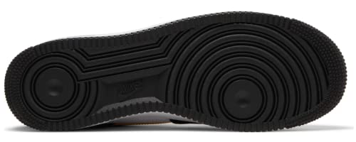 Nike Men's Air Force 1 '07 LV8 Basketball Shoes, Black/Dark/Sulfur-white-black, 9.5