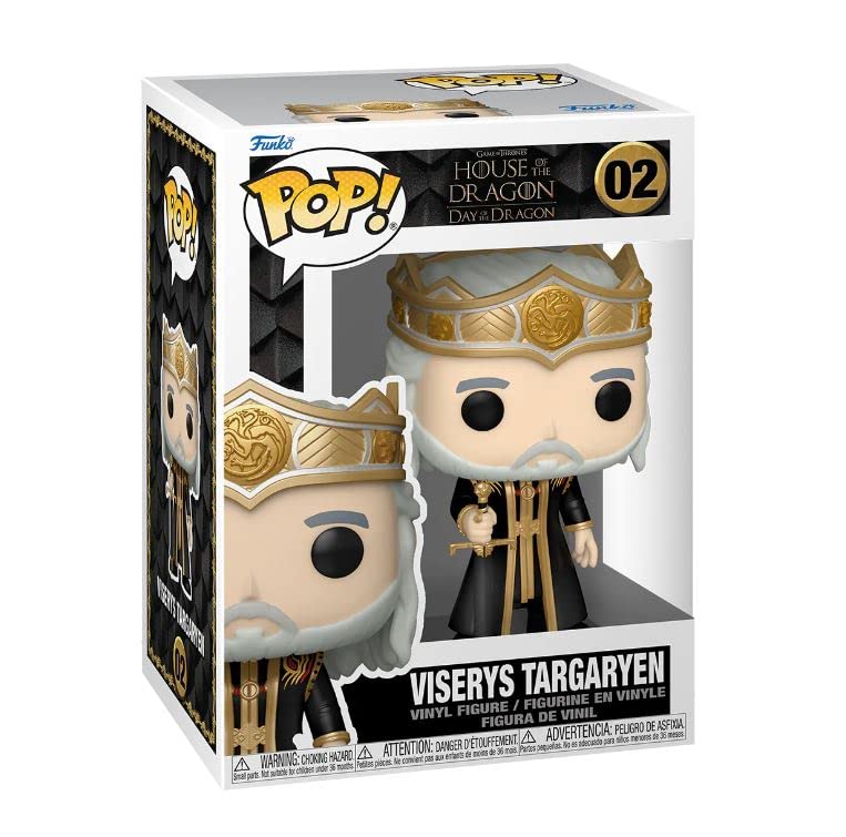 Funko POP! House of The Dragon - Viserys Targaryen Bundled with a Byron's Attic Pop Protector