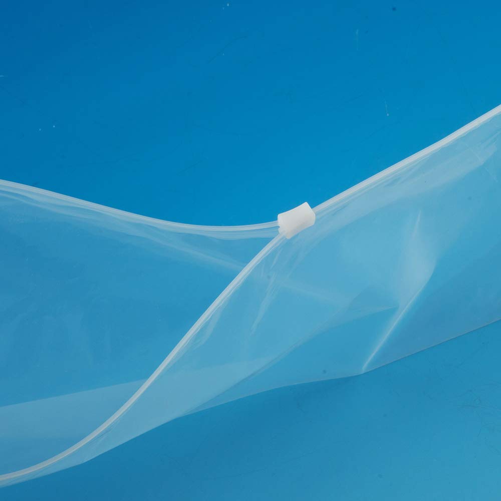 Extra Large Clear Plastic Bags with Reclosable Zippered Top, 16β X 18β, 3.5 Gallon Freezer and Pantry Slider Storage pouches for Home, Office, or Kitchen, Heavy Weight 3 Mil Thick, 50 Count