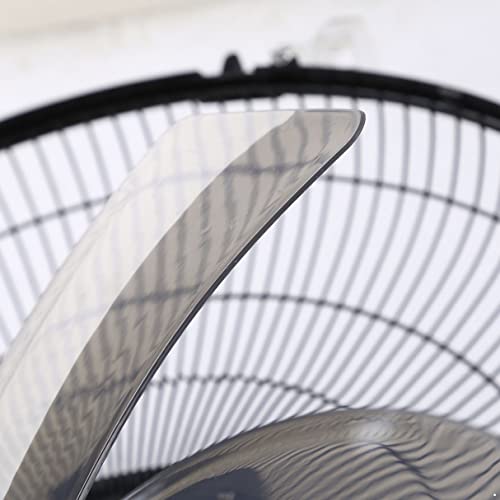 YiZYiF Universal Plastic 5 Leaves Fan Blade Household Standing Pedestal Fan Table Fanner Replacement Part General Accessories Black 16 inches